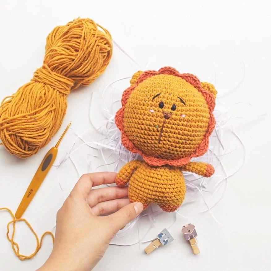 The Lion Free Crochet Pattern - Amigurumi The Lion Free Crochet Pattern - Amigurumi